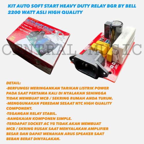 Jual KIT AUTO SOFT START HEAVY DUTY RELAY BGR BY BELL 2200 WATT ASLI ...