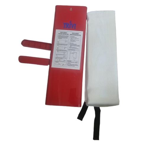 Jual selimut api fire blanket panjang 1,8 mtr x lebar 1,8 mtr - stiker ...