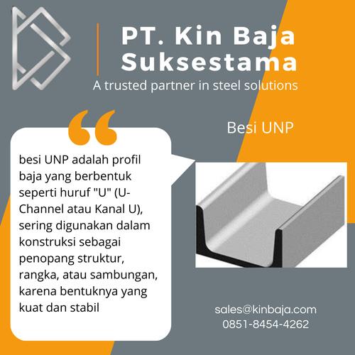 Jual BESI UNP (U-Channel atau Kanal U) - Kota Tangerang - KIN BAJA ...