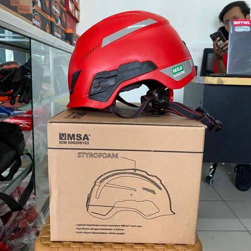 Jual Helm Safety MSA / Safety Helmet Panjat Merah Terlaris - Jakarta ...