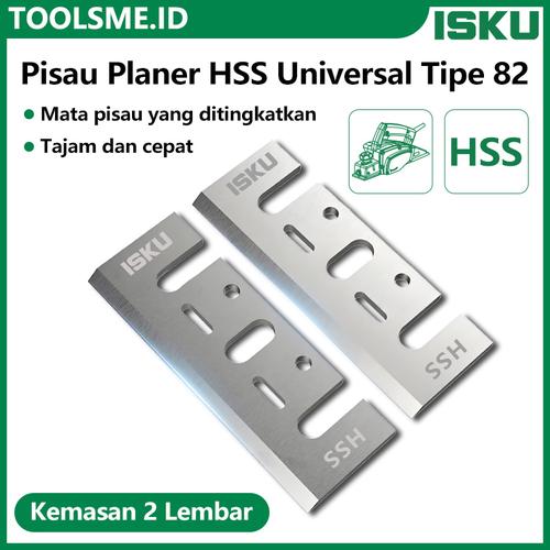 Promo ISKU Pisau Planer kayu pertukangan kayu super keras（82*29*3mm ...