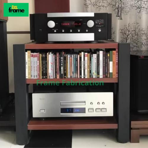 Promo Stand Rak Audio Amplifier Minimalis Model Modular Besi Hitam ...