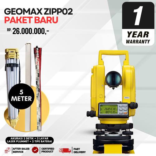 Jual Digital Theodolite Akurasi 2 Detik - Rambu 5 m dan Tripod - Paket ...