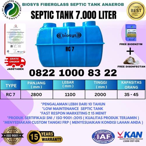 Jual Septictank Tipe RC 7 M3 / 7.000 liter - Septic tank Bio, Sepiteng ...