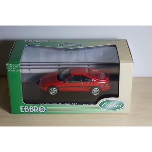 Jual Ebbro 1/43 Toyota MR2 SW20 Red 1989 - Kab. Sleman - tams toys ...