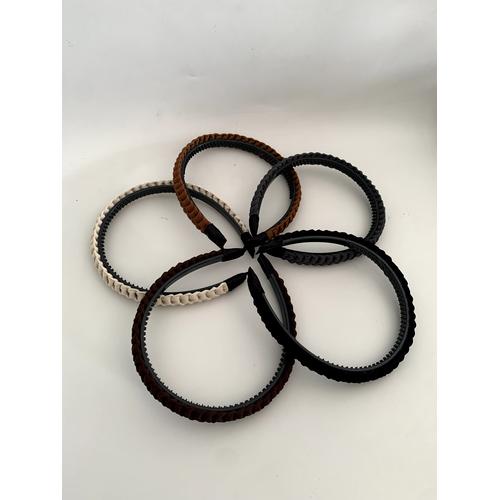 Jual Bando Headband Anyaman Paracord – Aksesori Stylish - Hitam - Kota ...