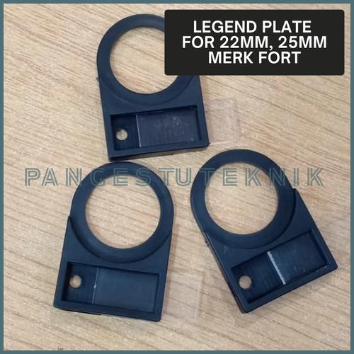 Jual Legend Plate FORT / Panel Label pilot lamp push button name plate ...