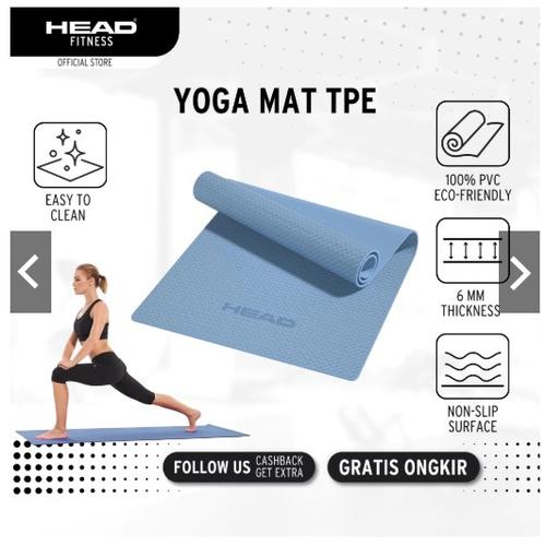 Jual Head Fitness TPE/PVC Yoga Mat - Kota Medan - J Fitness And Sports ...
