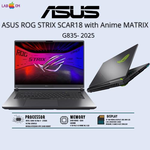 Jual ASUS ROG STRIX SCAR 18 G835 ANIME MATRIX ULTRA 9 275HX 64GB RAM ...