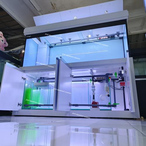 Jual aquarium 180x60x70 12mm sistem bottom drain radar otomatis dan ...