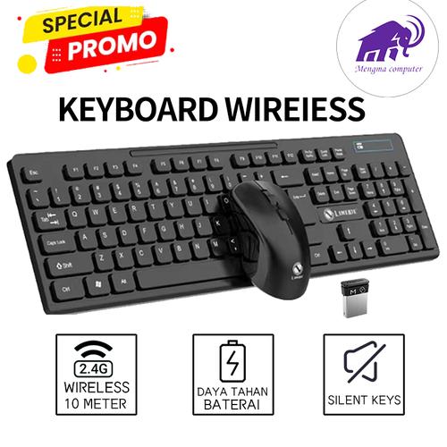 Promo MA Keyboard Portable Wireless Set Combo Keyboard dan Mouse Tanpa ...