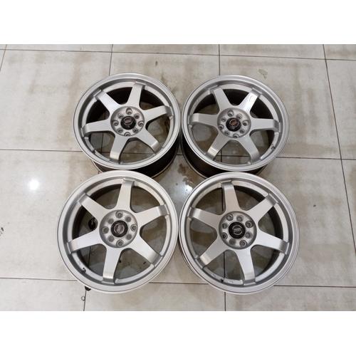 Jual VELG MOBIL BEKAS MURAH TE37 RING 17 PCD 4X100/114 UNTUK AVANZA ...