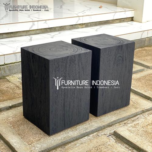 Jual Stool Balok Hitam Dof Kayu Utuh - Kab. Jepara - Ukiran Relief ...
