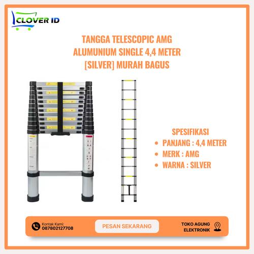 Jual TANGGA TELESCOPIC AMG ALUMUNIUM SINGLE 4,4 METER BAGUS DAN MURAH ...