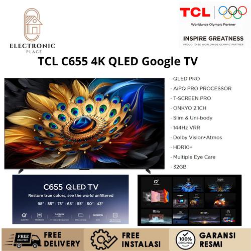 Jual TCL 65C655 QLED PRO 4K UHD SMART Google TV w/ONKYO 2.1CH 65 Inch ...