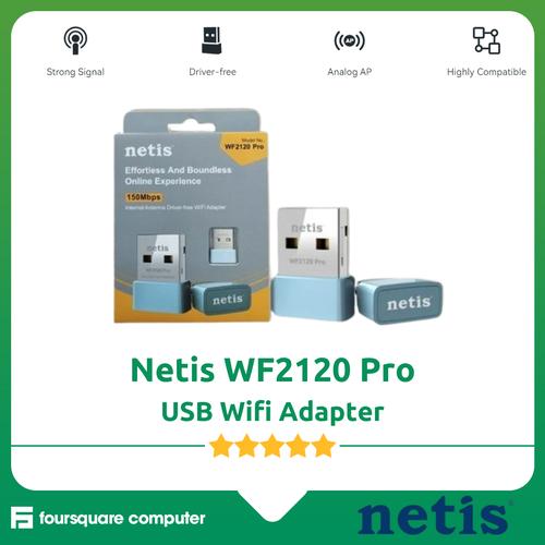 Jual Netis WF2120 Pro Nano USB Adapter Wifi Receiver 150Mbps Drive-Free ...