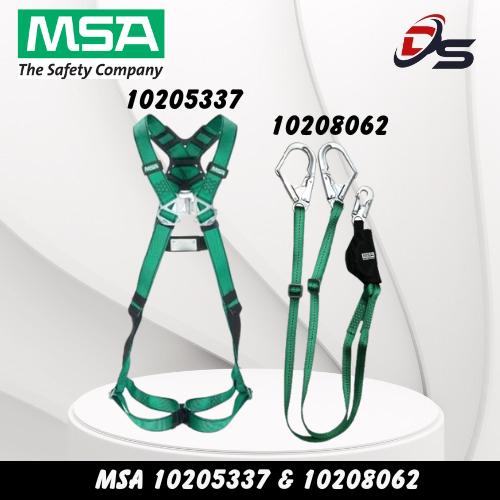 Jual MSA Fullset Body Harness 10205337 + Lanyard 10208062 Original ...