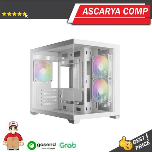 Jual GAMDIAS AURA GC10M ARGB M-ATX PC Case Gaming Free 3XFan ARGB ...