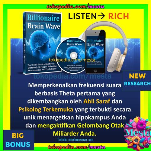 Jual Billionaire Brain Wave Digital Audio | Aktivasi Gelombang Otak ...