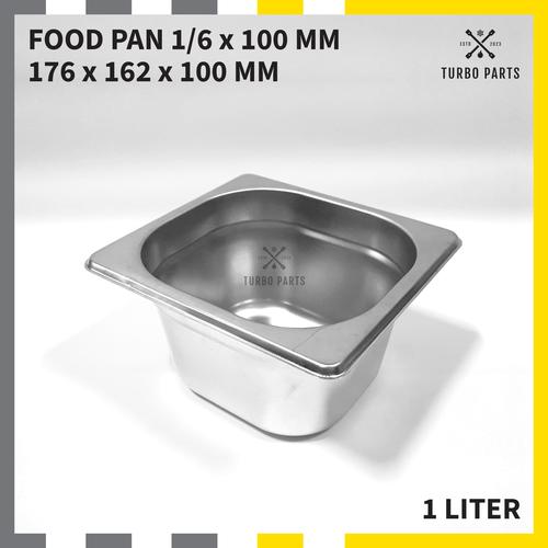 Jual GN Food Pan 1/6 x 100 mm Stainless Steel I Wadah Makanan - Food ...