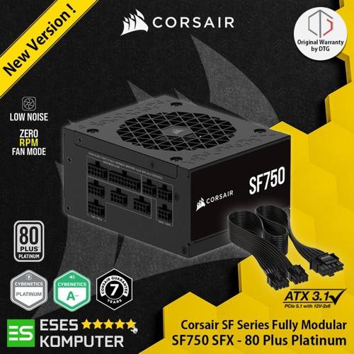 Jual Psu Corsair Sf750 Fully Modular 80 Plus Platinum Sfx Atx 3.1 Pcie ...