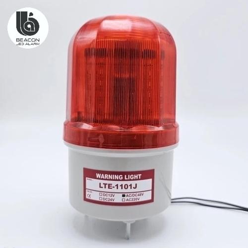 Jual LTE-1101J LED DC 12V. LAMPU BLITZ LED WITH BUZZER/SIRENE/ALARM. LTE-1101J ROTARI BLINKING ...