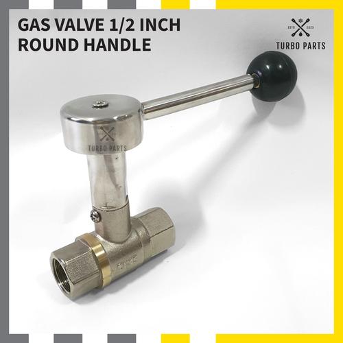 Jual Gas Valve 1/2 inch Handle Bulat for Kwali Range - Kota Surabaya ...