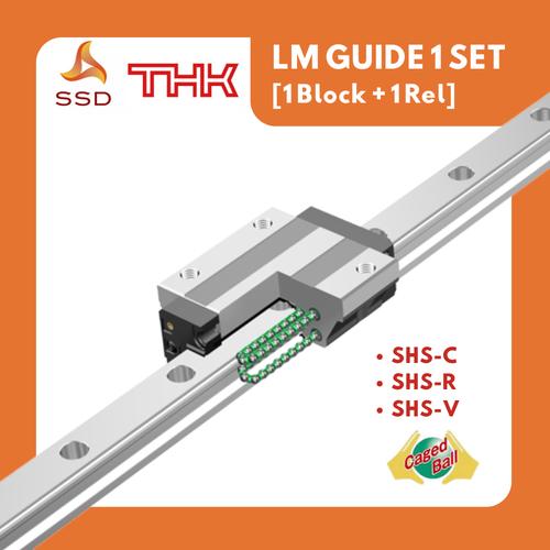 Jual [BUNDLE 1 SET BLOCK + REL] THK LM Guide SHS15 SHS15C SHS15V SHS15R ...