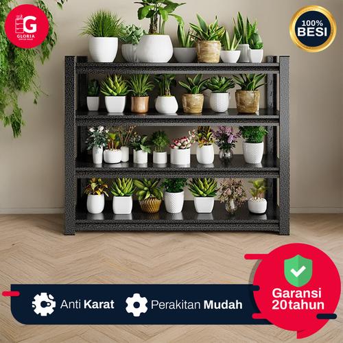 Jual Rak Besi Pot Bunga - Rak Besi Serbaguna - Rak Susun Kantor untuk ...