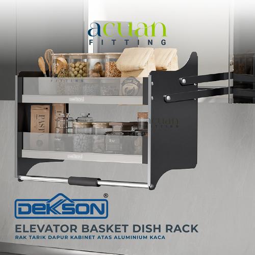 Jual DEKKSON - elevator dish rack basket - Rak piring tarik kabinet ...