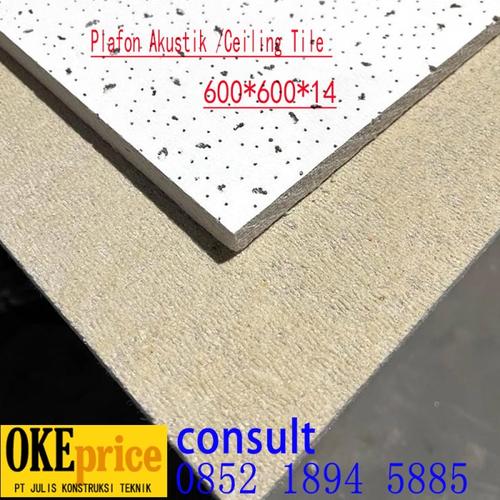 Jual Plafon Akustik 60x60 Tahan Lembab/Ceiling Panel/ Gyptile - 600x600 ...