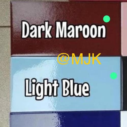 Jual Keramik 10x20 Kilap Maroon / Biru Muda / Biru Tua - Kab. Tangerang ...