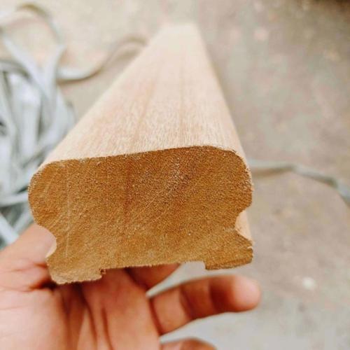 Jual Hand ralling tangga kayu Meranti oven 4meter / pegangan tangga ...