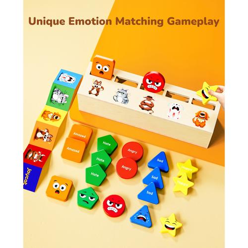 Promo Joycat LSCE20 Emotional Wooden Sorting Box Mainan Edukasi ...