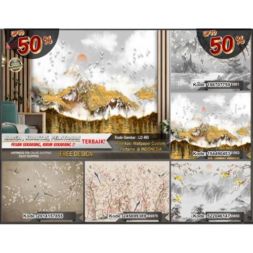 Jual Wallpaper Dinding Custom 3D Tema Bukit | Gunung | Hill | Mountain ...