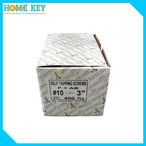 Jual FAB #10x3" Sekrup, Baut Tapping FH Moon Lion Kepala Rata, Obeng ...