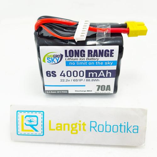 Promo Li-Ion 6s 4000mAh 70A UAVERO PRO 21700 6S1P 6s 4000 mAh Battery ...