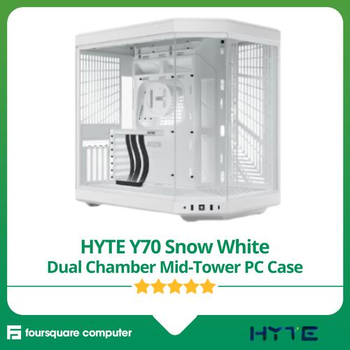 Jual HYTE Y70 Snow White Modern Aesthetic Case White Premium PC Casing ...