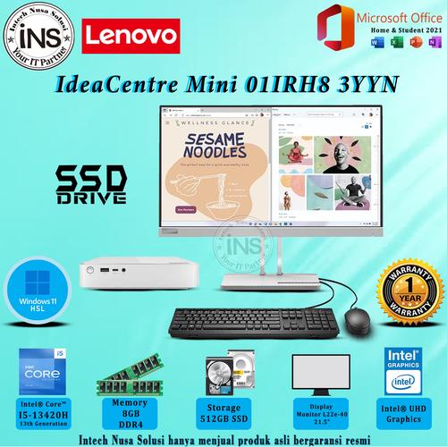 Jual PC Lenovo IdeaCentre Mini 01IRH8 3YYN i5-13420H 8GB/16GB/32GB ...