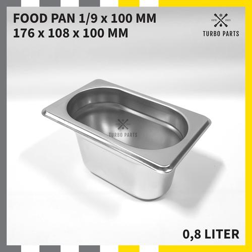 Jual GN Food Pan 1/9 x 100 mm Stainless Steel I Wadah Makanan - Food ...
