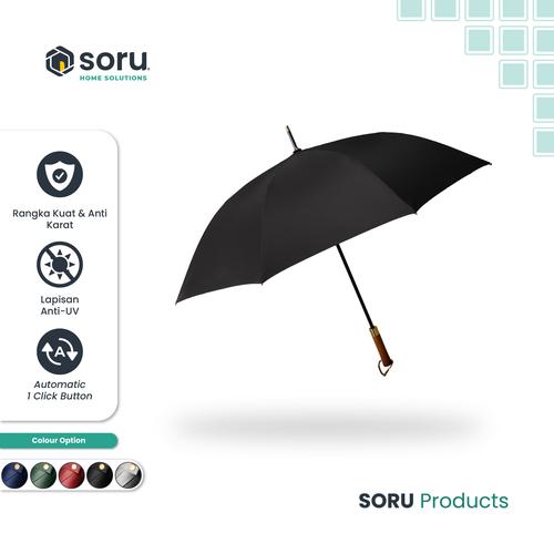 Promo SORU Payung Protection Besar Jumbo Otomatis Premium Fiberglass ...