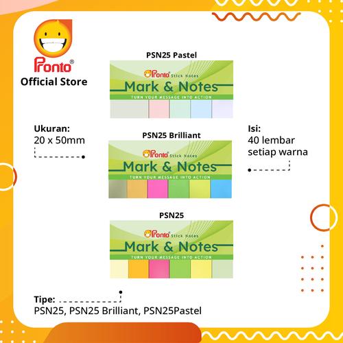 Promo Pronto Sticknotes Mark & Note - PSN25 - Jakarta Timur - Pronto ...