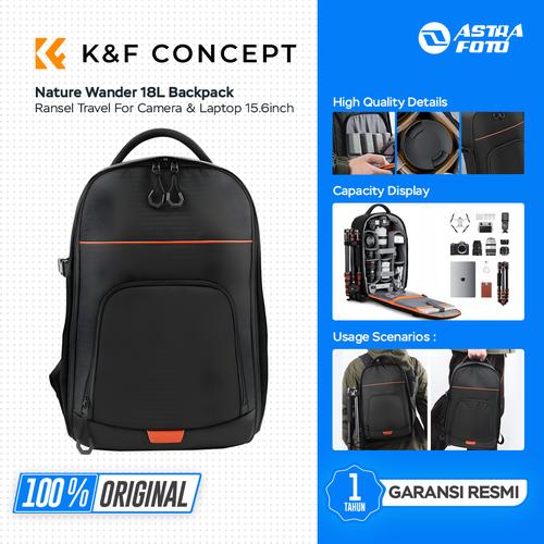 Promo KNF Concept Nature Wander 18L Backpack Camera & Laptop 15.6inch ...