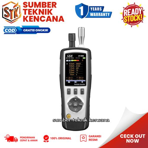Jual CEM DT-9880 6 Channels Dust Infrared Air Particle Counter PM0.3/PM0.5/PM2.5/PM5/PM10 for ...