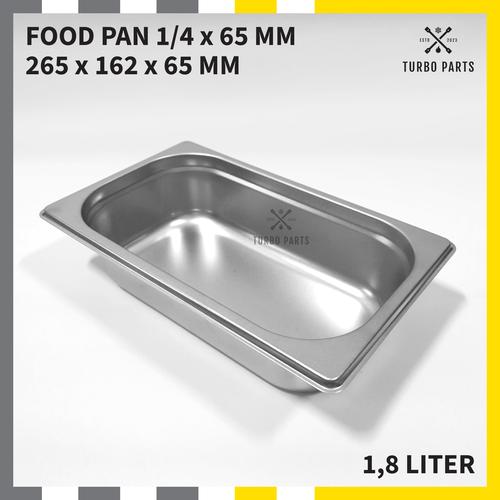 Jual GN Food Pan 1/4 x 65 mm Stainless Steel I Wadah Makanan - Food Pan ...