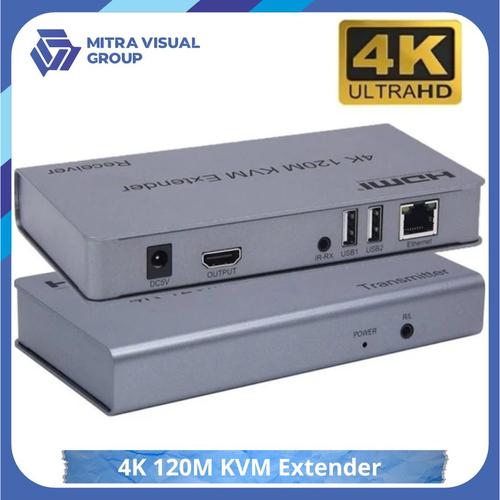 Promo HDMI+USB EXTENDER 4K 120M KVM Extender Computer Cicil 0% 3x ...