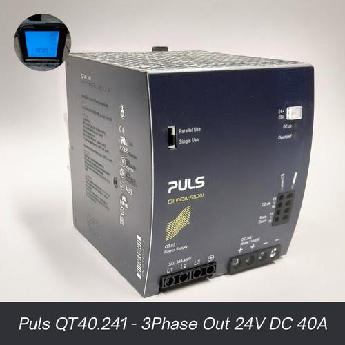 Jual PULS QT40.241 Power Supply 3Phase output 24-28VDC 40A - Kab ...