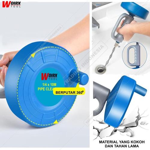 Jual Terbaru Pipe Cleaner 10 Meter Alat Pembersih Saluran Pipa Air ...