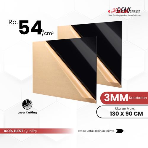 Jual RikrikGemi - Akrilik Lembaran 3MM Hitam, Akrilik Custom, Custom ...