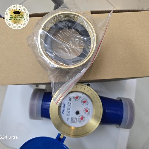 Jual Water Meter ONDA Brass 2" Screw / Meteran Air ONDA 2 Inch Drat PAM ...